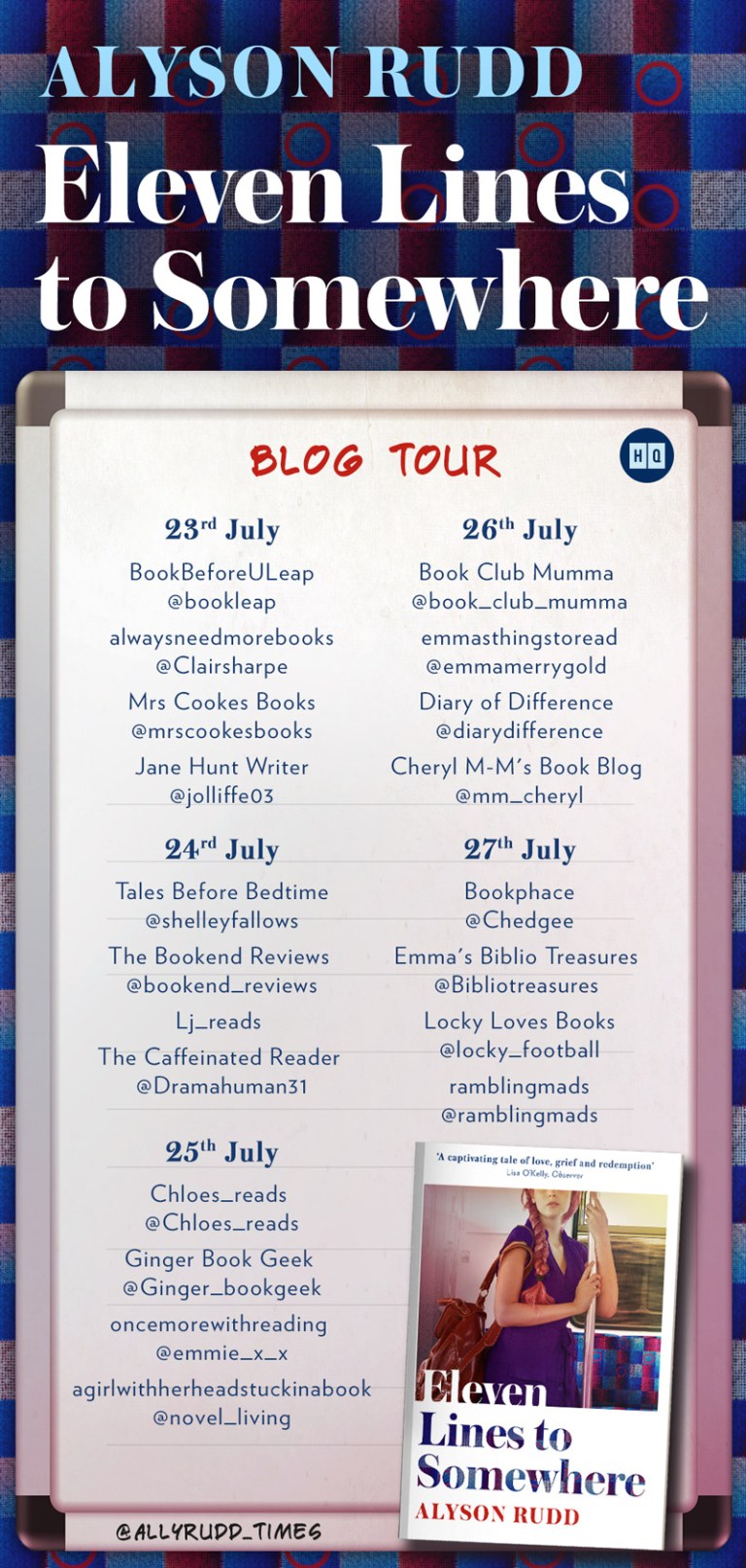Eleven Lines To Somewhere by Alyson Rudd – Emma's Biblio Treasures