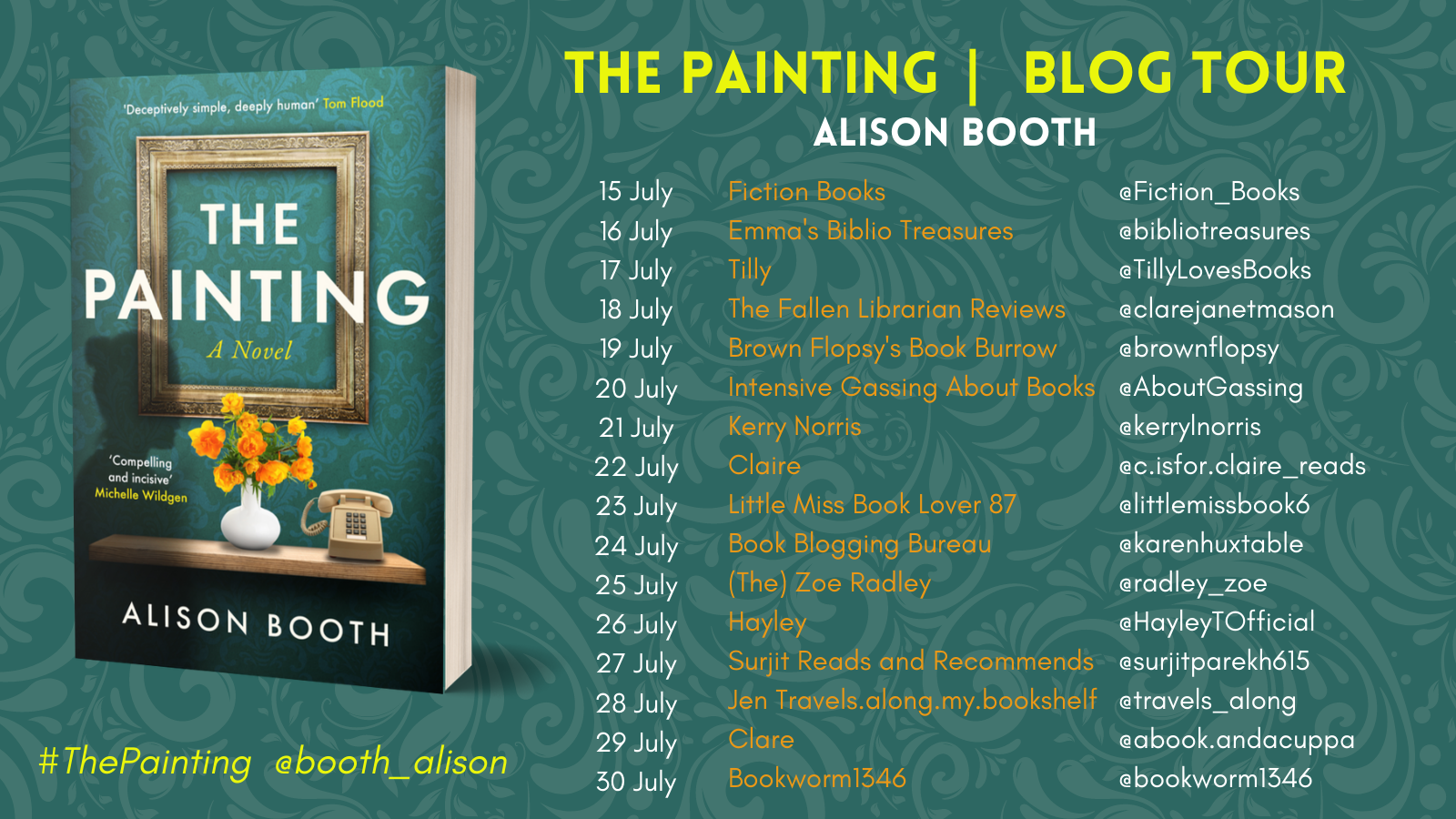 Blog Tour: The Painting by Alison Booth – Emma's Biblio Treasures