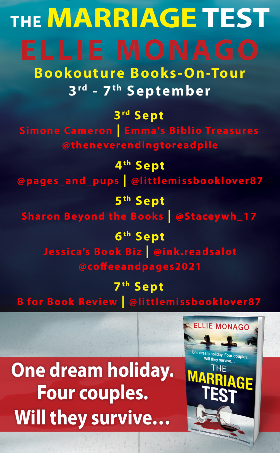 BLOG TOUR: The Marriage Test by Ellie Monago – Emma's Biblio Treasures